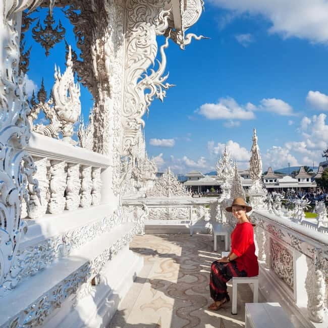 Chiang Mai: Chiang Rai Famous Temples & Hot Springs Day Trip