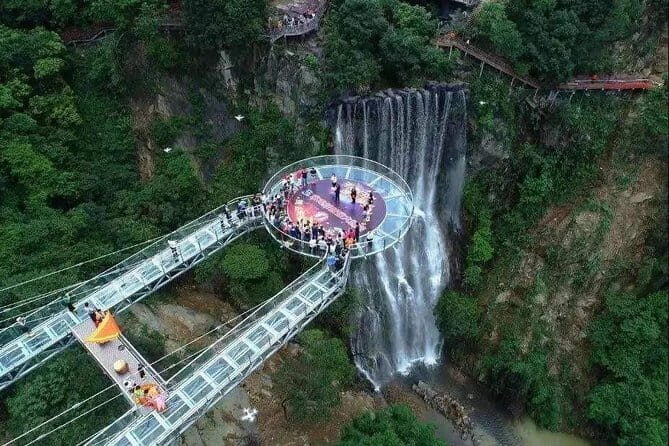 Guangzhou Full Day Tour to Gulong Gorge Glass Skywalk Bridge