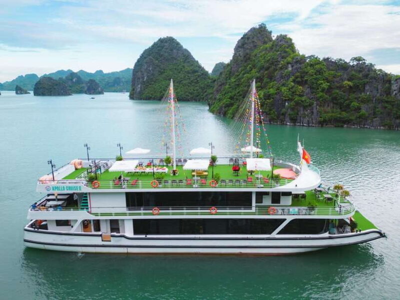 Hanoi: Ha Long Bay Day Tour - Apollo Cruise, Jacuzzi, Buffet