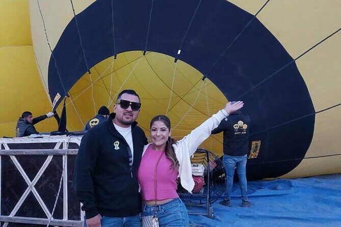 Incredible Hot Air Balloon Ride over Teotihuacan from CDMX