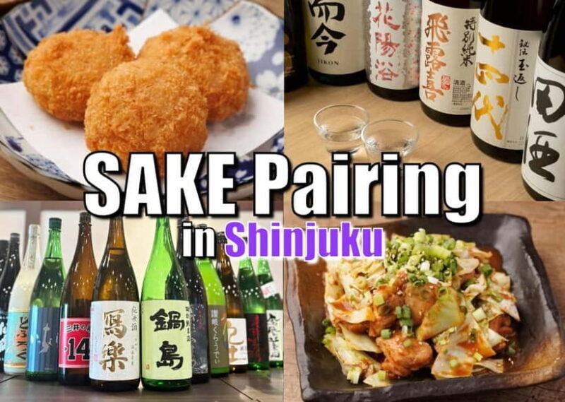 Tokyo: Sake Pairing Workshop with Japanese Food in Shinjuku
